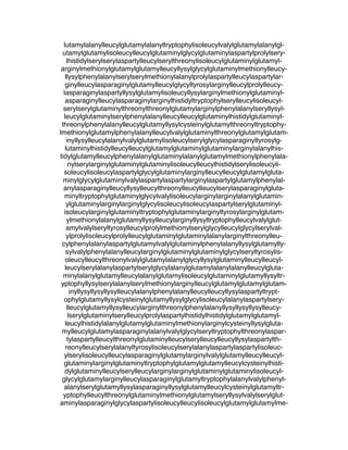 Full IUPAC Name for the Protein Titin | PDF