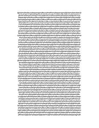 Full IUPAC Name for the Protein Titin