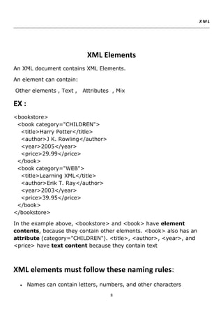 paper about xml | DOCX | Web Design and HTML | Internet