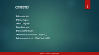 Math Co-processor 8087 | PPT