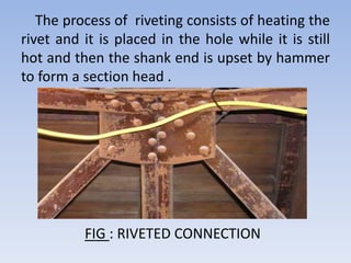 various connection of steel structure | PPTX | Chemistry | Science