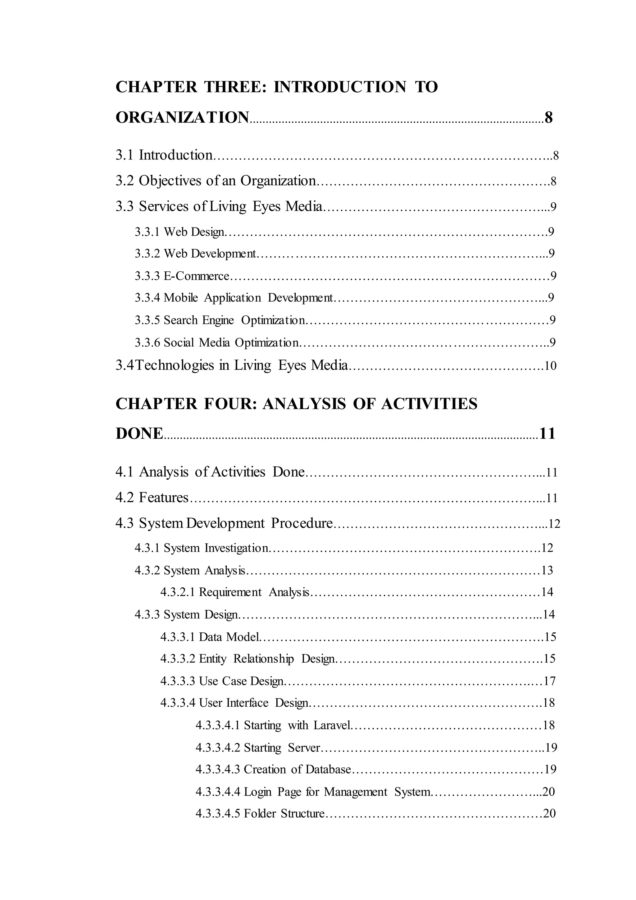 Student declaration, table of content, acknowledge | DOCX