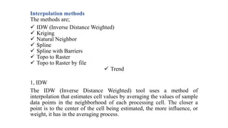 Title - Interpolation methods in ArcGIS.pptx