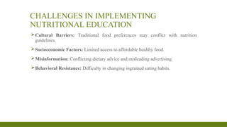 Title - nutritional educations on food choices and dietary habits.pptx