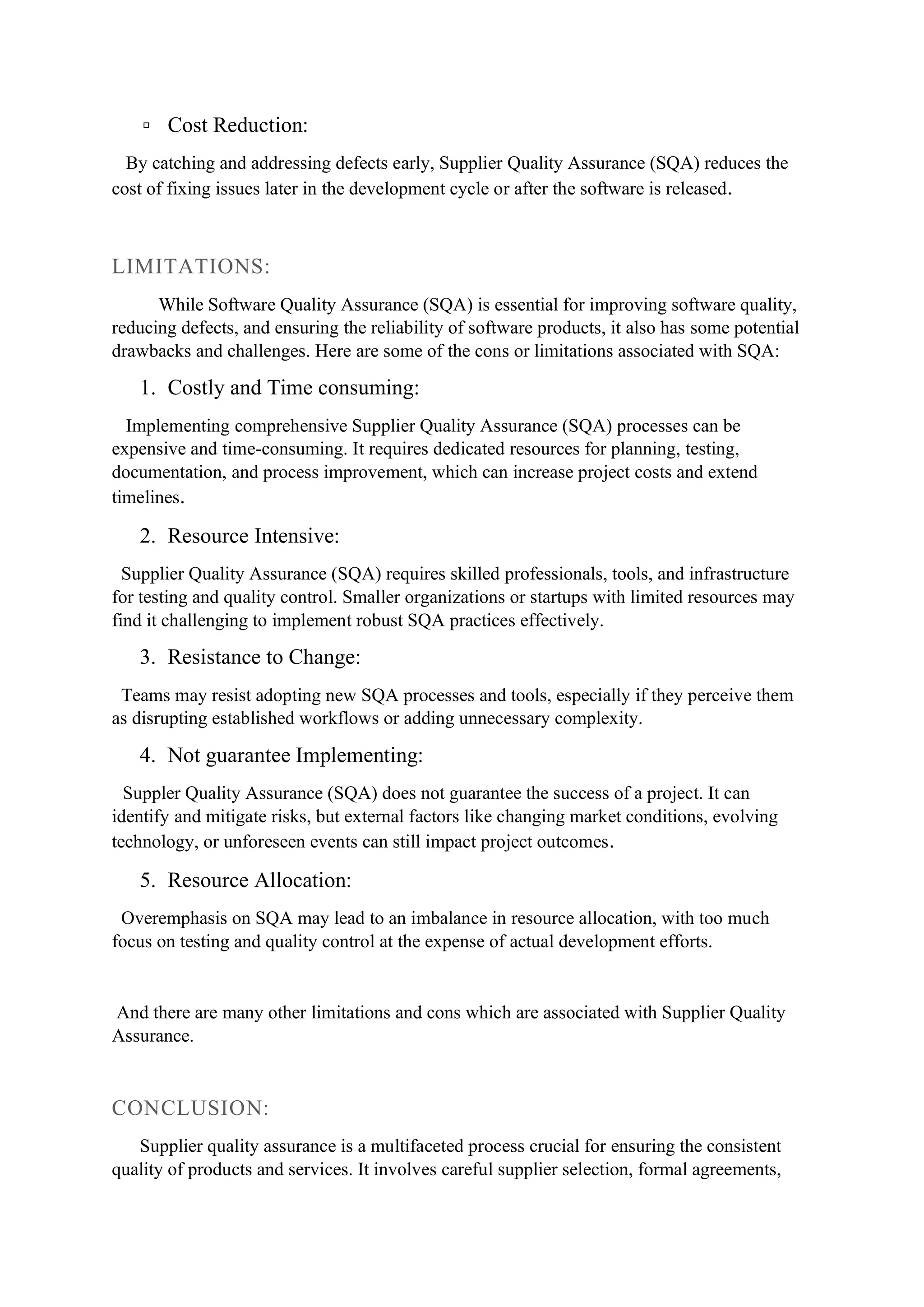 Supplier quality assurance | PDF Supplier quality assurance | PDF