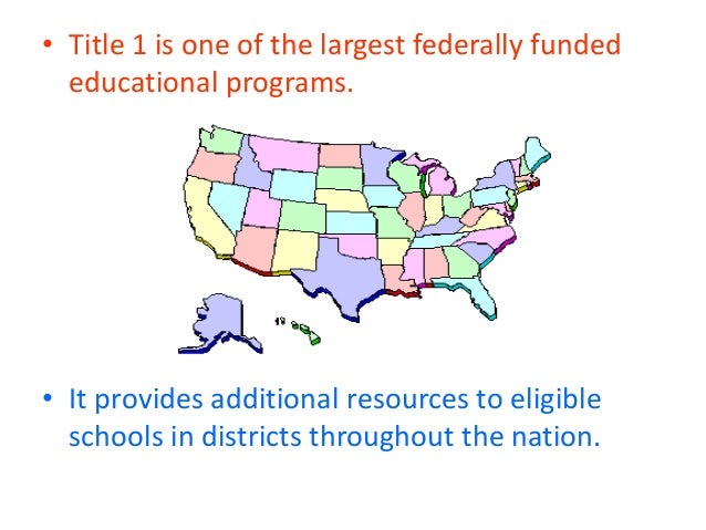 Title 1 schools