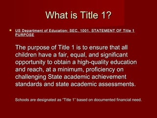 Title 1 slide show 2013 | PPT