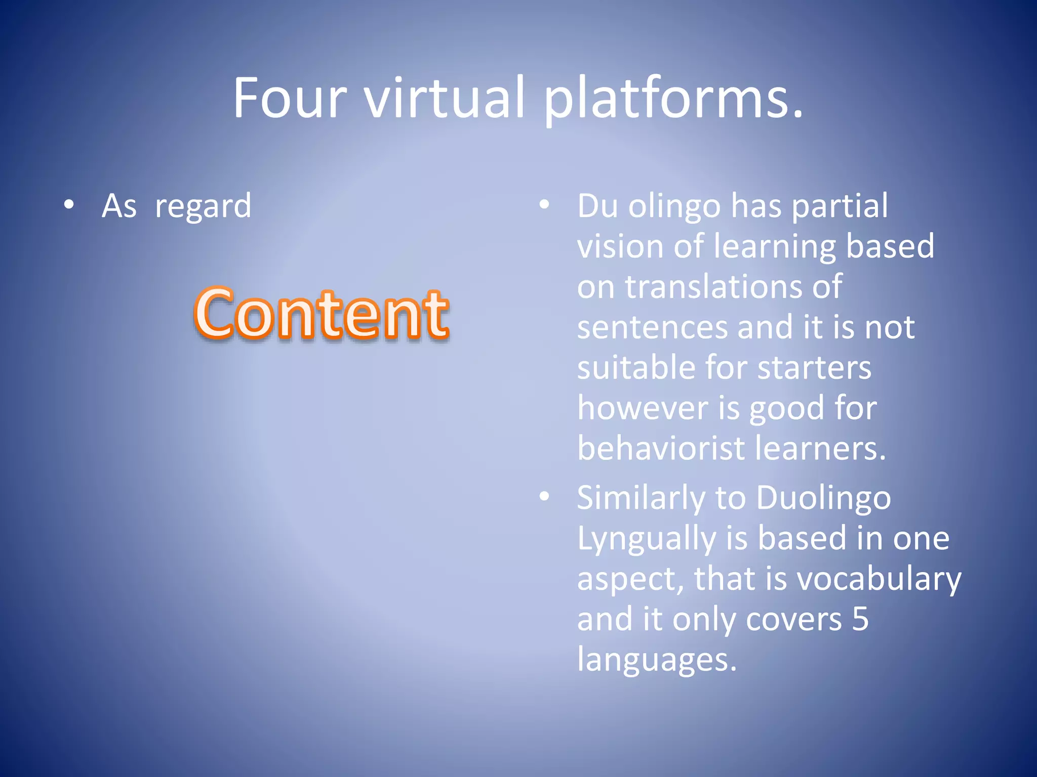 Title4 platforms | PPTX | Technology & Computing