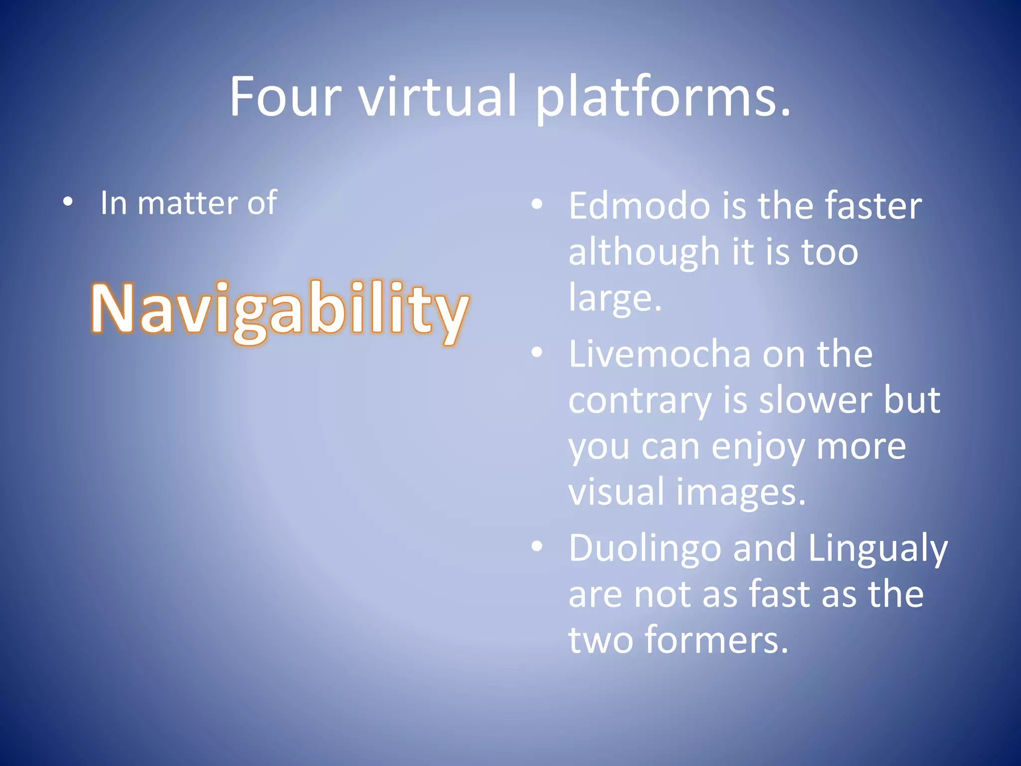 Title4 platforms | PPTX | Technology & Computing