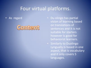 Title4 platforms | PPTX | Technology & Computing