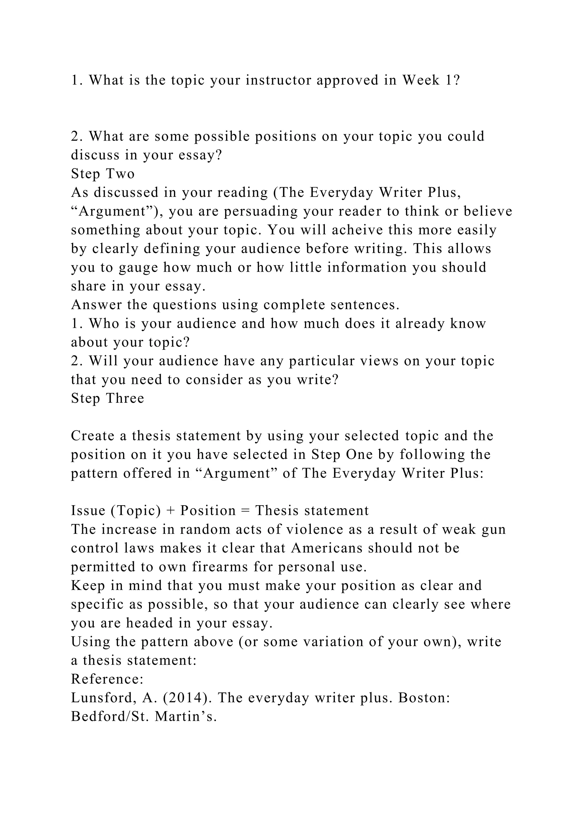 TitleABC123 Version X1Thesis Statement Worksheet Per.docx