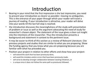 Title, abstract, introduction, literature review | PPT