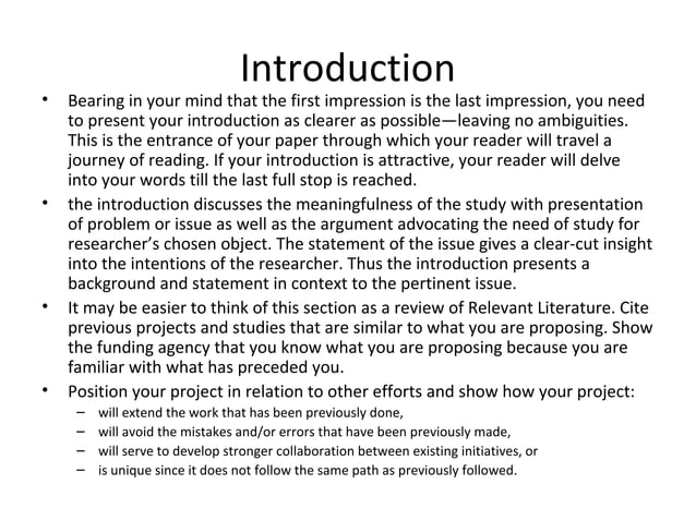 Title, abstract, introduction, literature review | PPT | Publishing ...