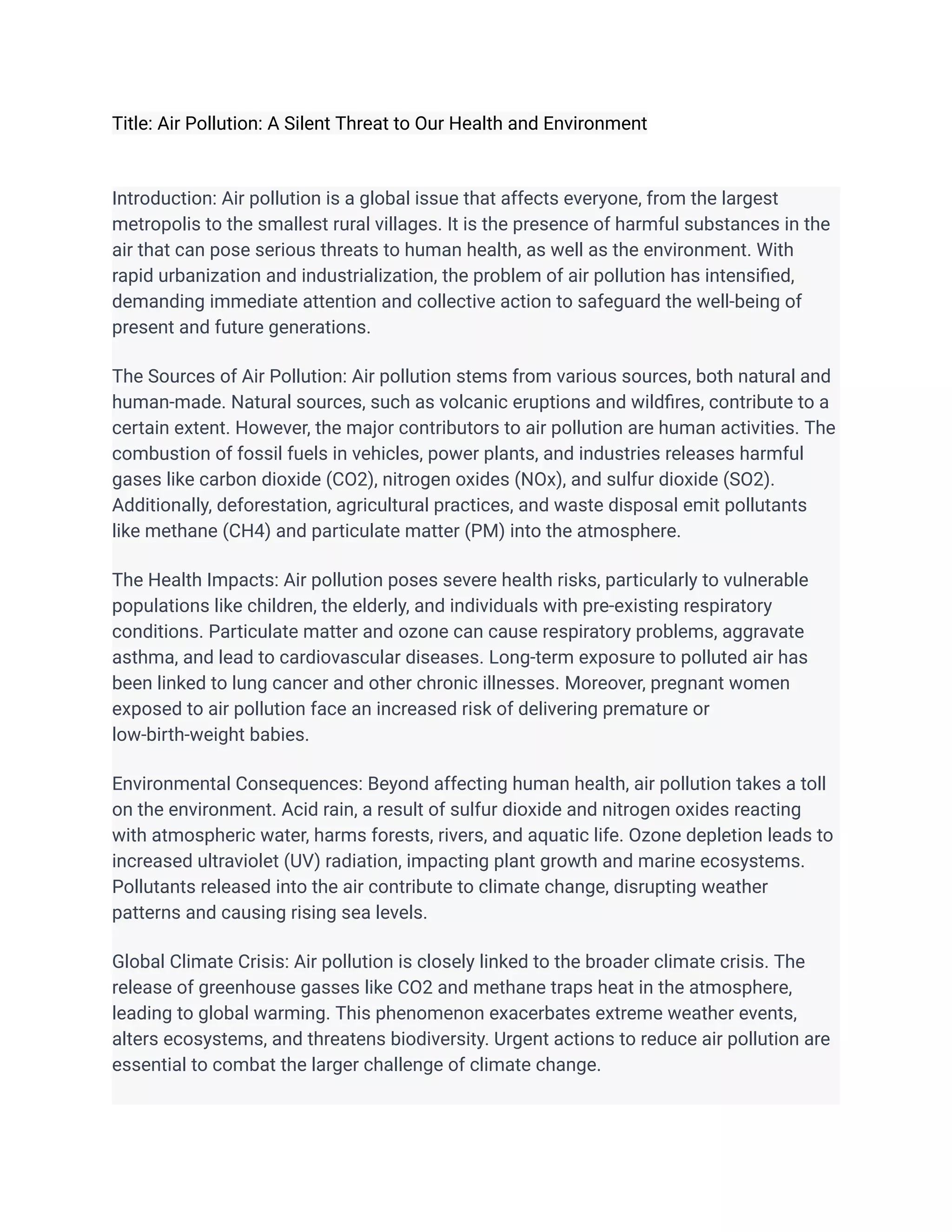 Title_ Air Pollution_ A Silent Threat to Our Health and Environment.pdf ...