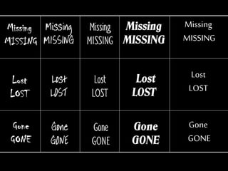 Title and font ideas | PPTX