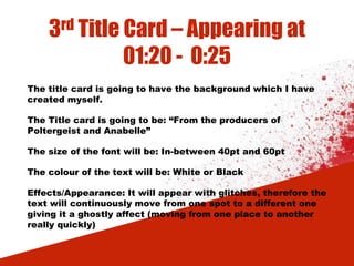 Title Card Appearance | PPTX