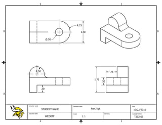 Isometric Paper With Title Block