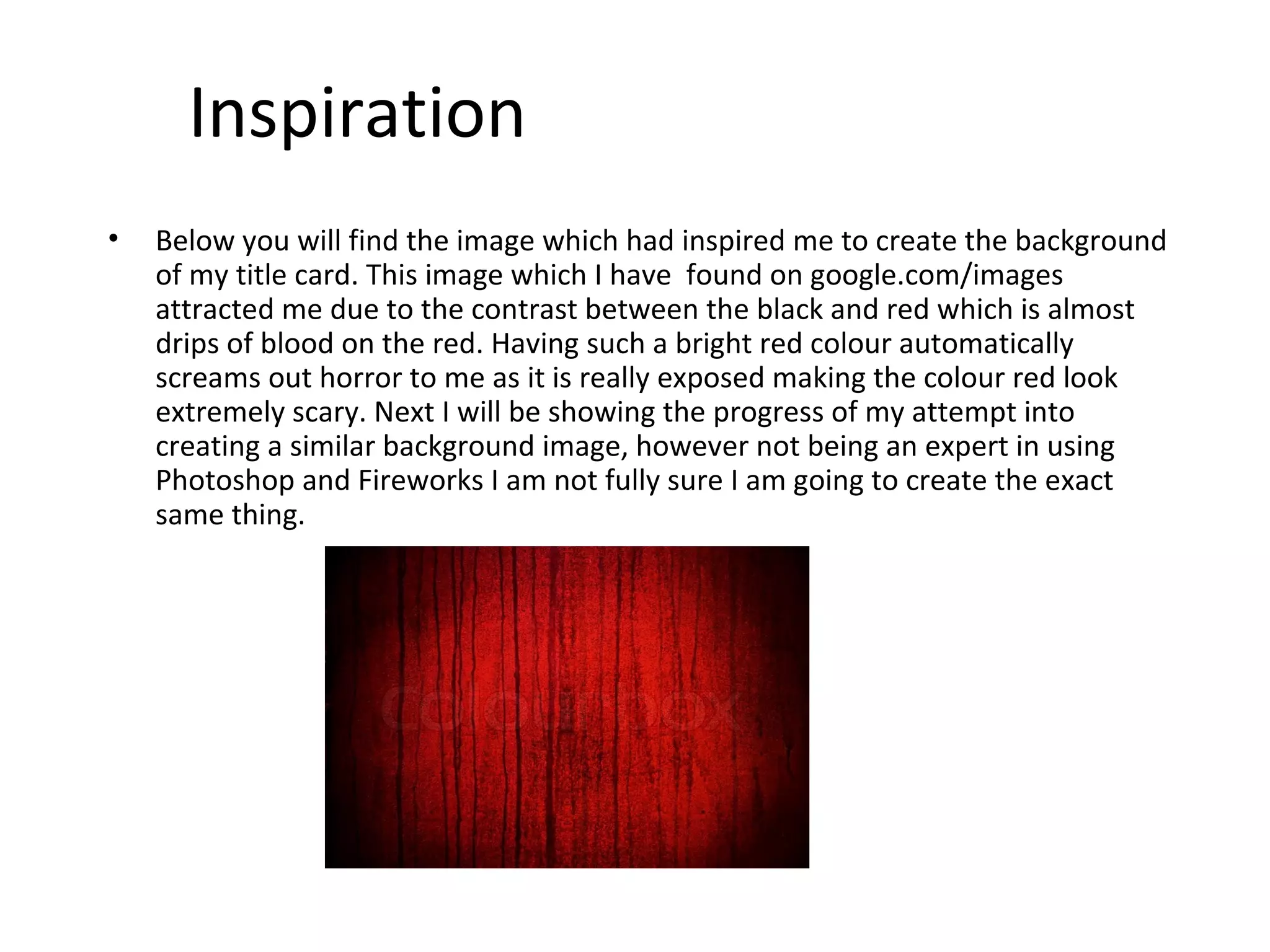 Title card planning | PPT