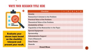 Title Checklist powerpoint presentation.pptx
