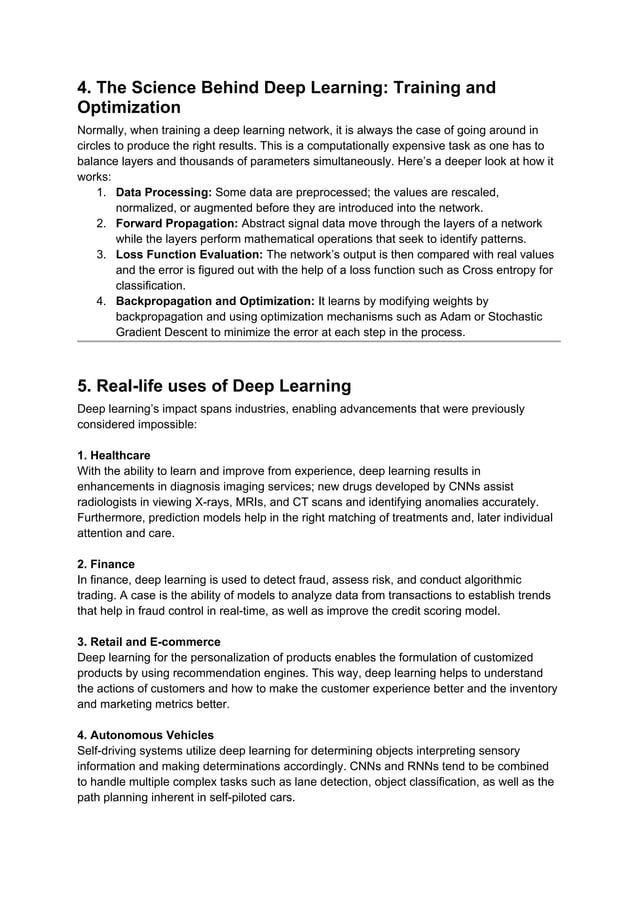 Title_ Deep Learning Explained_ What You Should Be Aware of in Data Science and AI | PDF