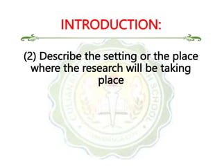 format of title proposal | PPTX