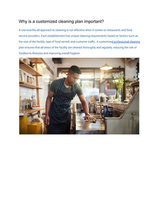 Title_ Designing Cleaning Plans for Restaurants and Food Service ...