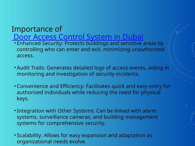 Title Door Access Control Systems in Dubai Subtitle Advanced Security ...