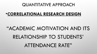 TITLE EXAMPLES OF RESEARCH APPROACH AND DESIGN.pptx