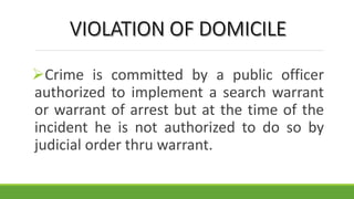 Title i and title ii of the rpc | PPTX