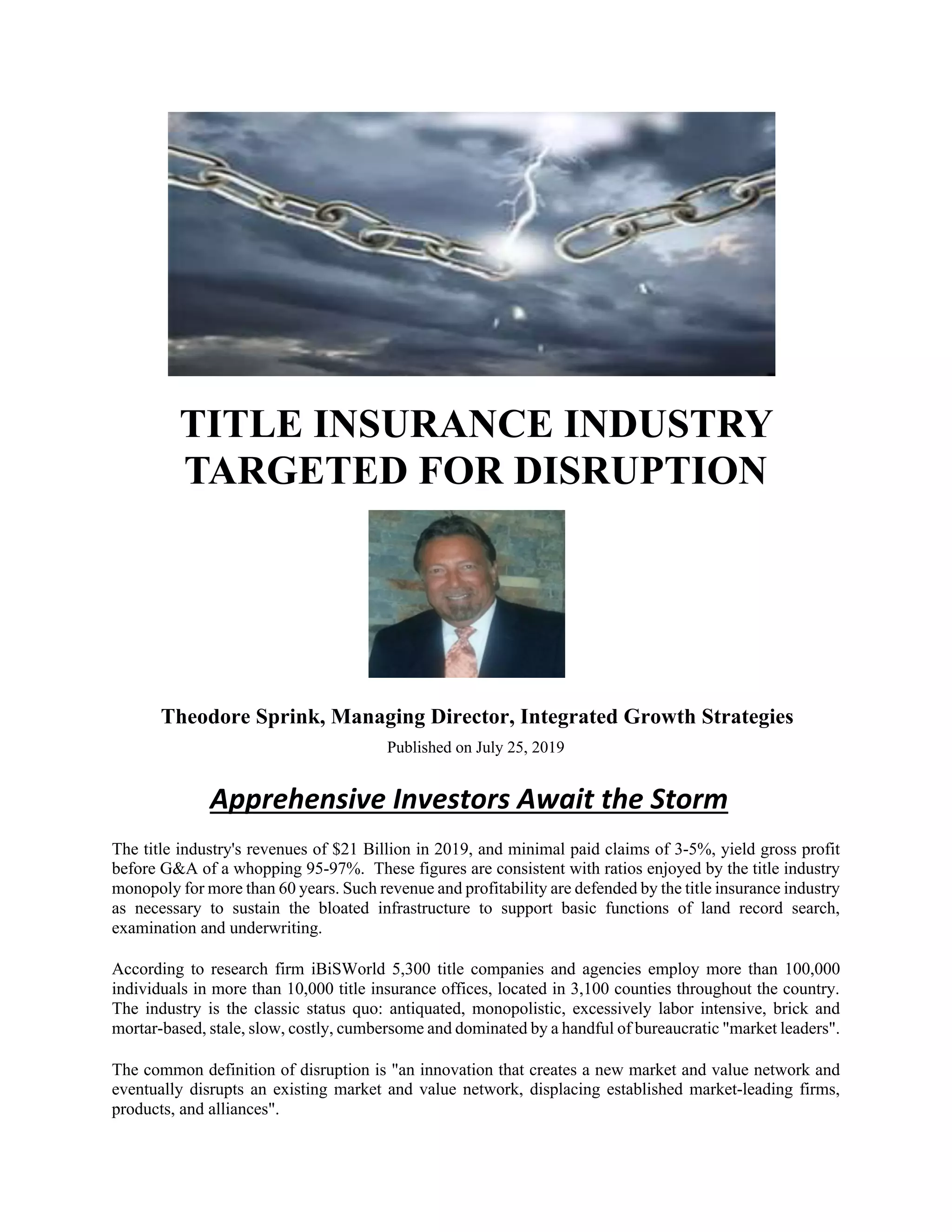 TITLE INSURANCE INDUSTRY TARGETED FOR DISRUPTION.pdf