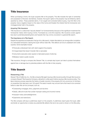 Title insurance information | PDF