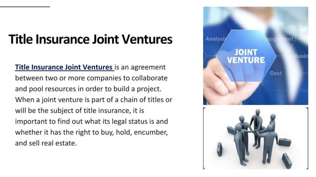 Title Insurance Joint Ventures.pptx