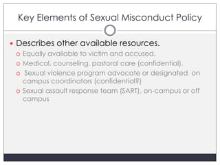 Title IX Sexual Misconduct And Bullying | PDF