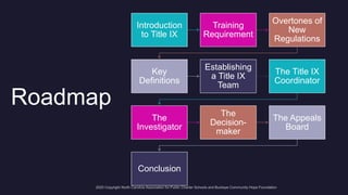 Title IX Training Presentation: Part 1 | PPTX