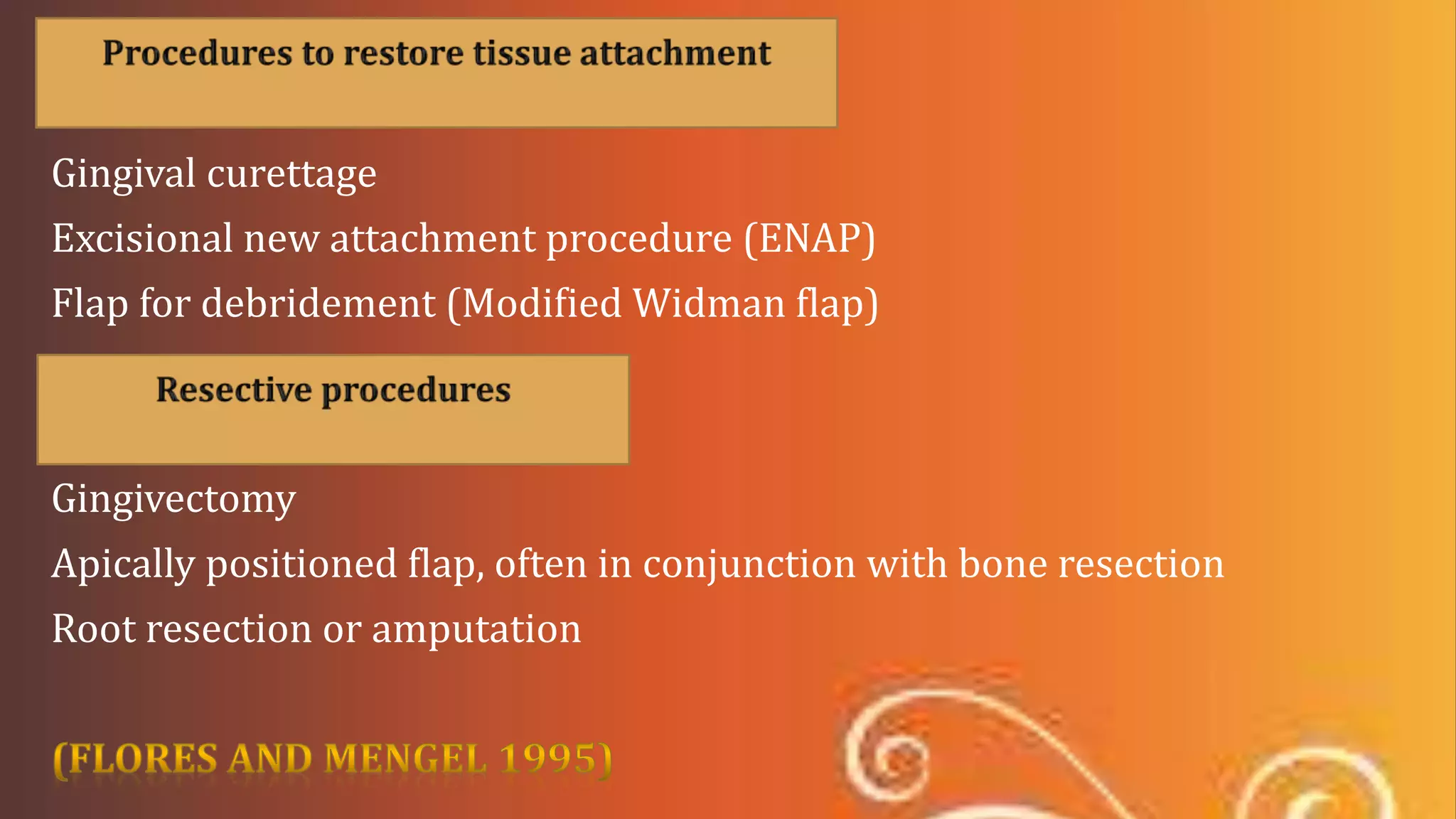 periodontal flap surgeries | PPTX