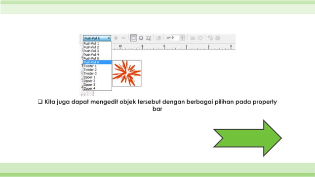 Penggunaan Efek dengan Interactive Tool | PPT