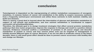 A Review on Protein and Cancer ; Etiology, Metabolism and Management | PPTX