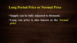 Time element in Price theory | PPTX