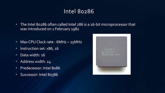 History Of Microprocessors | PPTX | Desktops | Computing