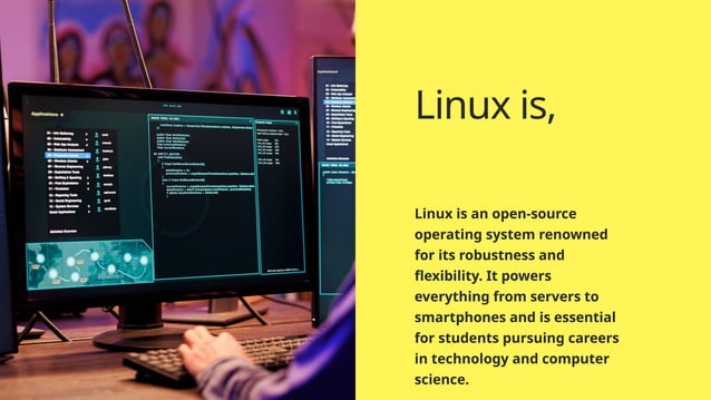 Learning Linux as a Student for Career Advancement | PPT