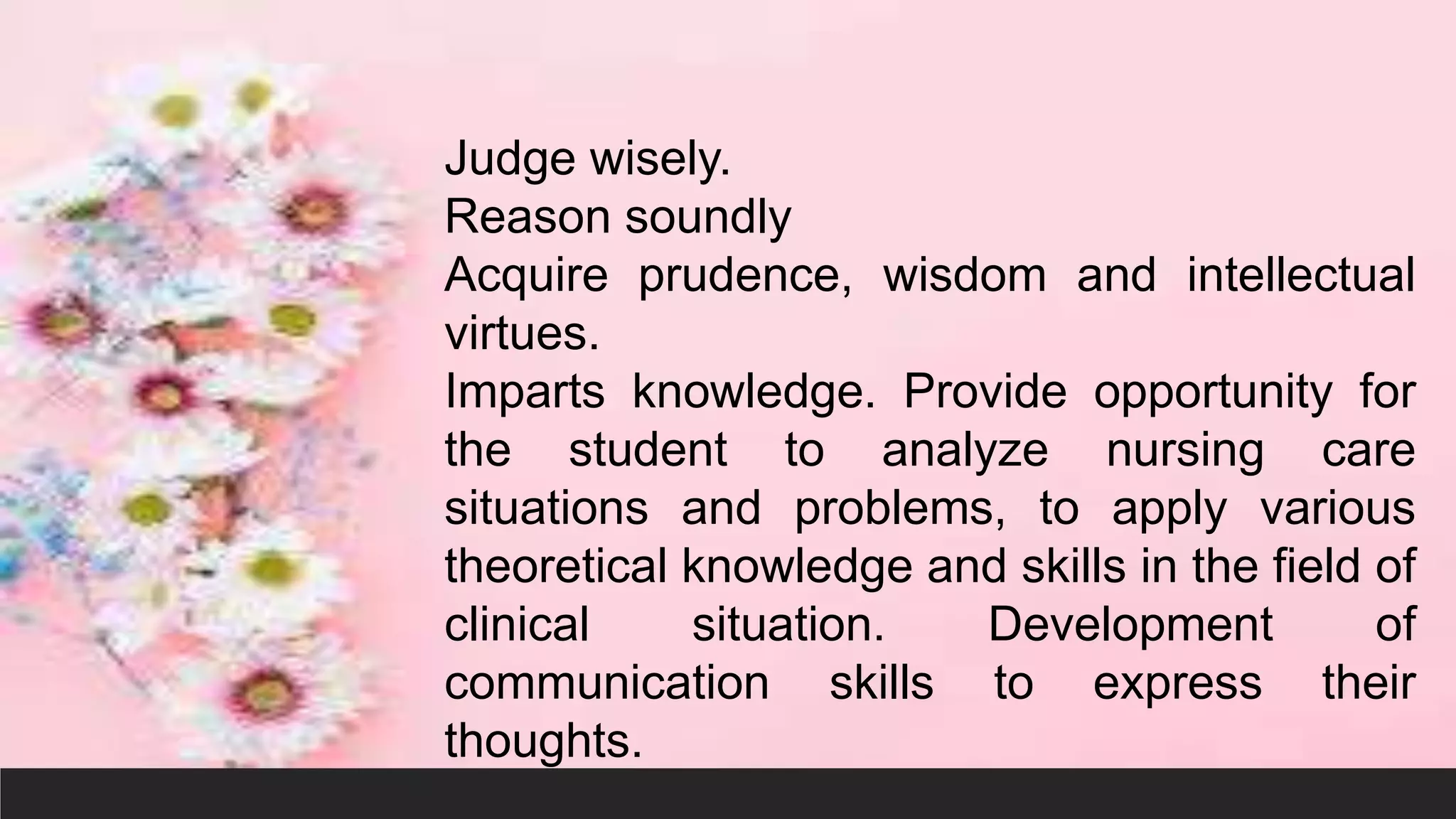 philosophy of nursing education | PPTX