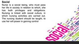 philosophy of nursing education | PPTX