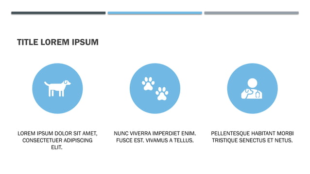 pet dog layout in grey black saturated ppt | PPT