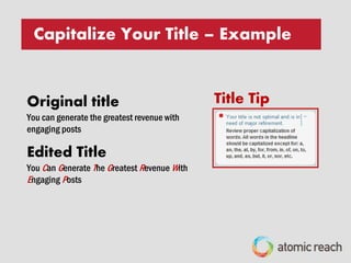 How to Write Engaging and Effective Titles | PPT