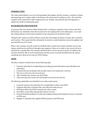 Video Rental System | PDF