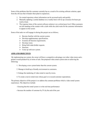Video Rental System | PDF