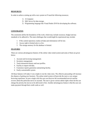 Video Rental System | PDF