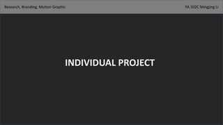 Individual Project | PDF