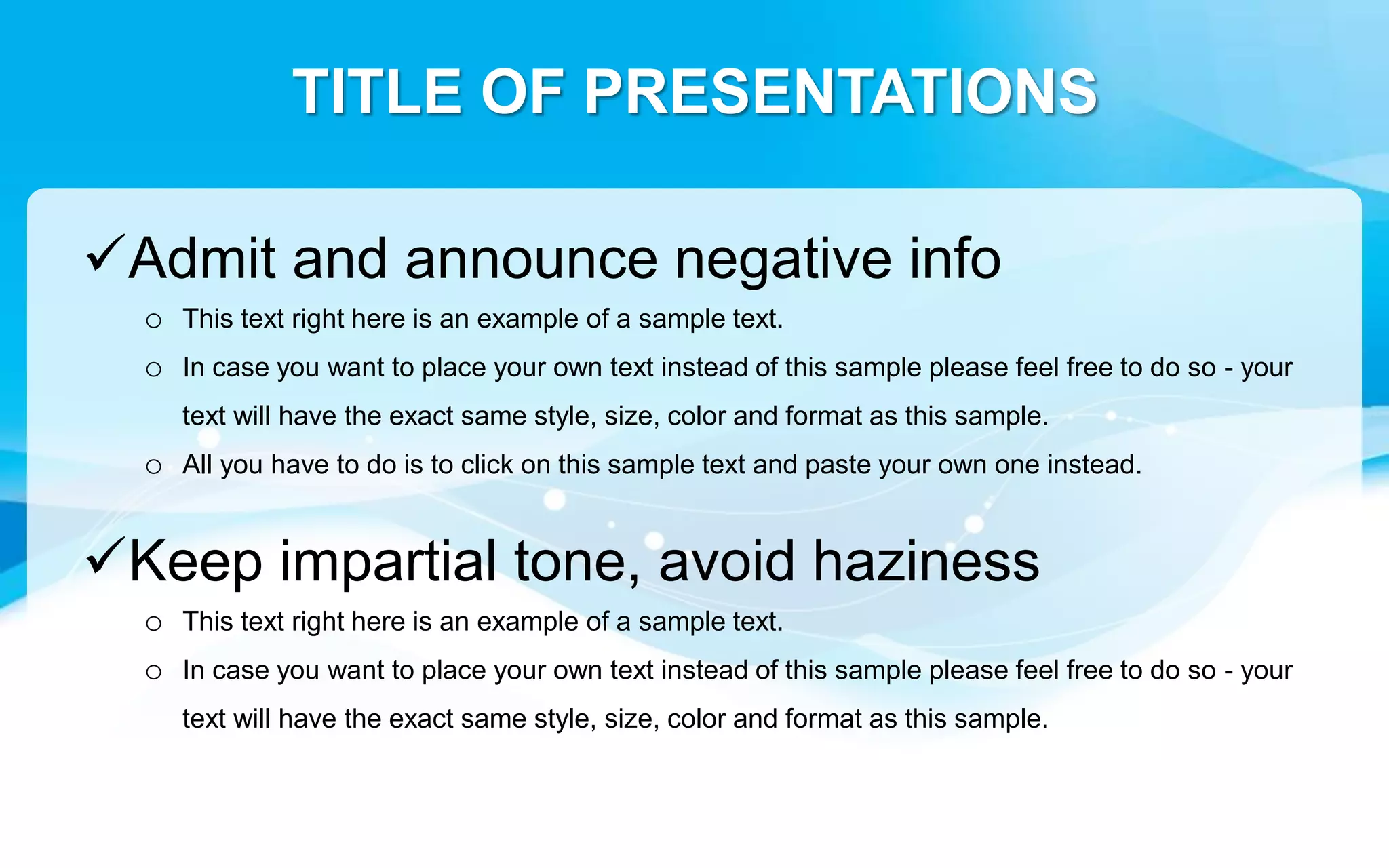 Azure PowerPoint Templates for Presentation | PPTX