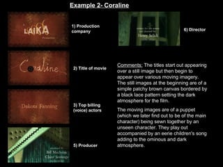 Title sequence analysis | PPT